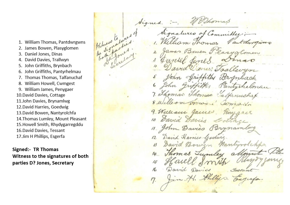 100 years of Talog Hall – Talog.Wales